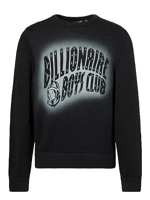 BILLIONAIRE BOYS CLUB Stencil Logo Cotton-knit Jumper - Black