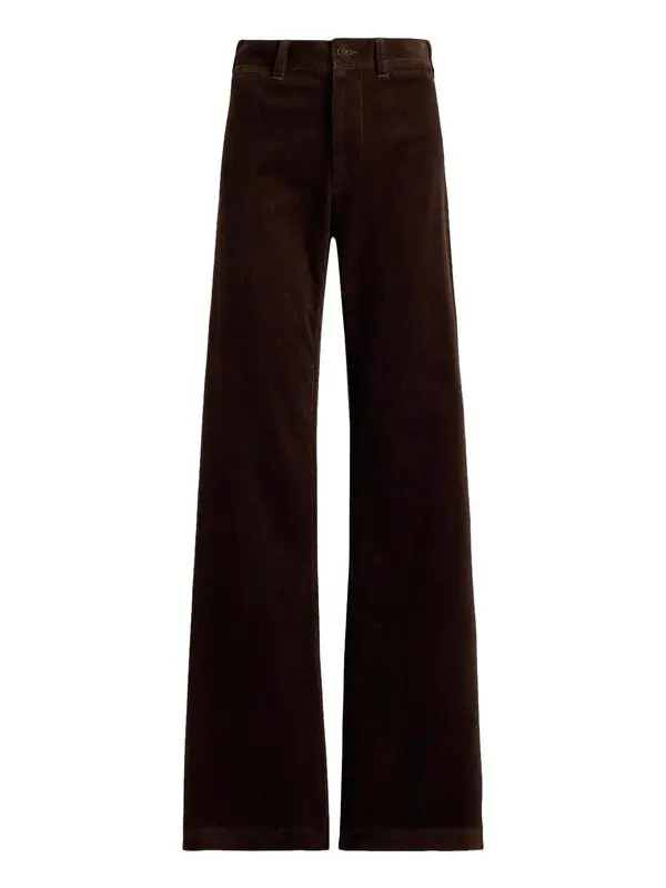 Polo Ralph Lauren Flared Bell-bottom Pants - Brown