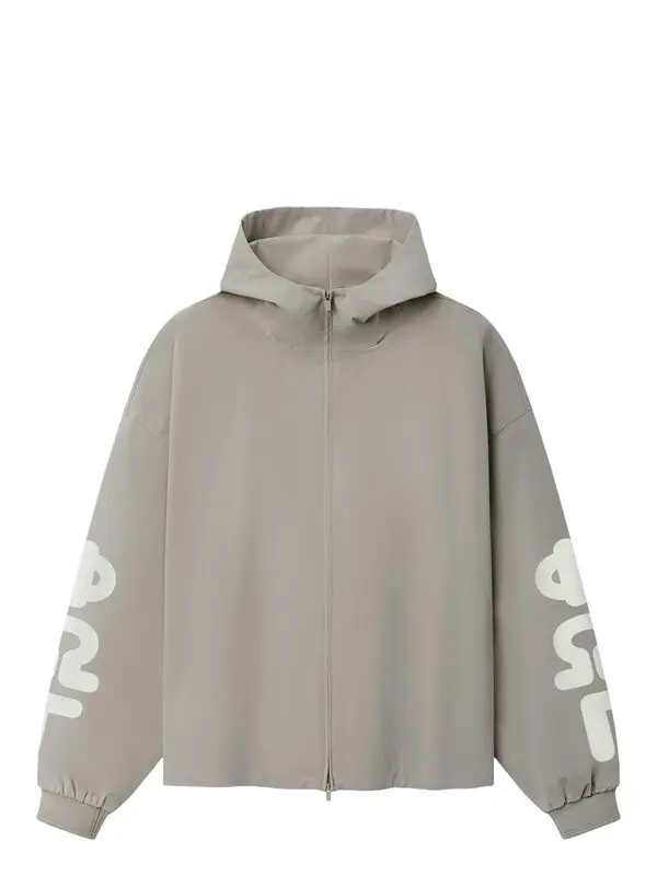 Fear Of God Full Zip Hooded Anorak - Grey