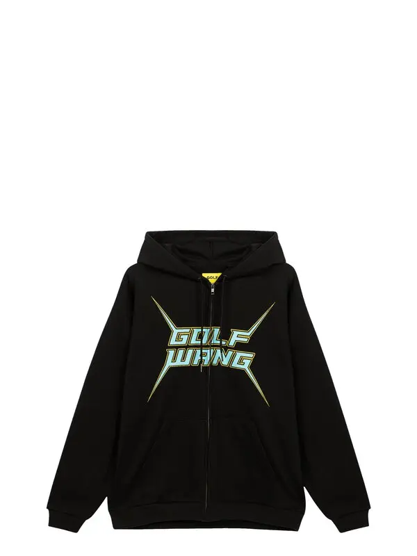 GOLF WANG Maddox Zip Up Hoodie - Black