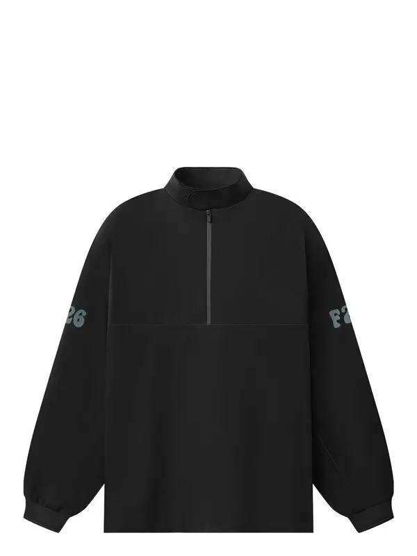 Fear Of God Half Zip Track Jacket - Black
