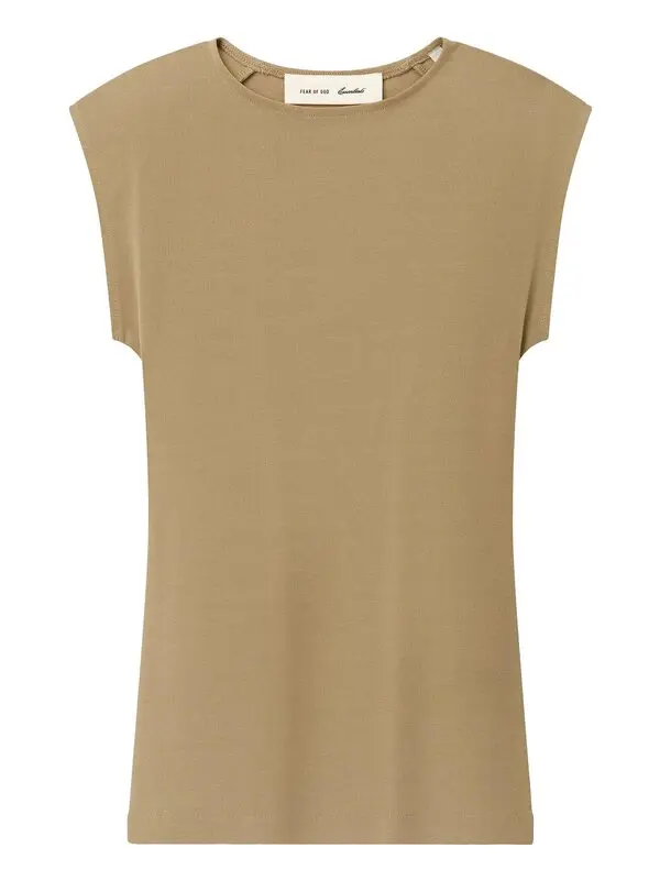 Fear Of God Soft Rib Fitted Tank - Tan