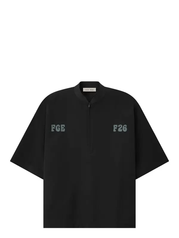 Fear Of God Half Zip Shirt - Black