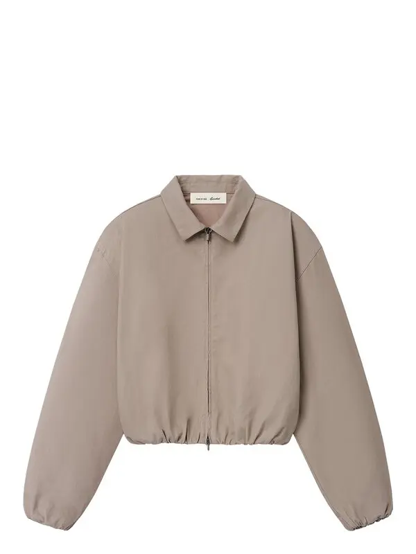 Fear Of God Full Zip Work Jacket 'seal - Grey