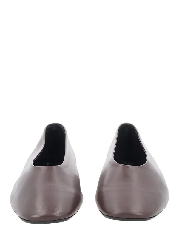 AeydĒ Leather Ballet Flats - Brown