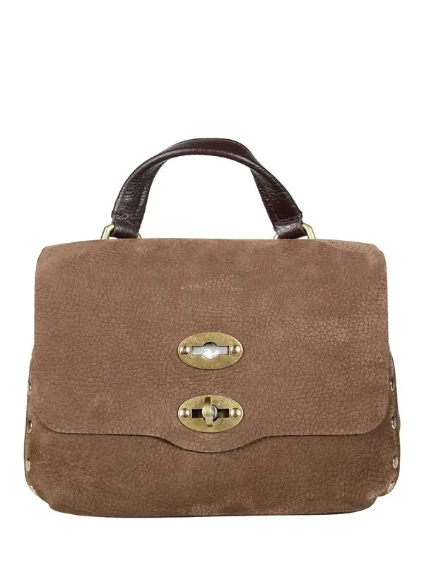 ZANELLATO Postman Jones Nabuk Baby Crossbody Bag - Marrone
