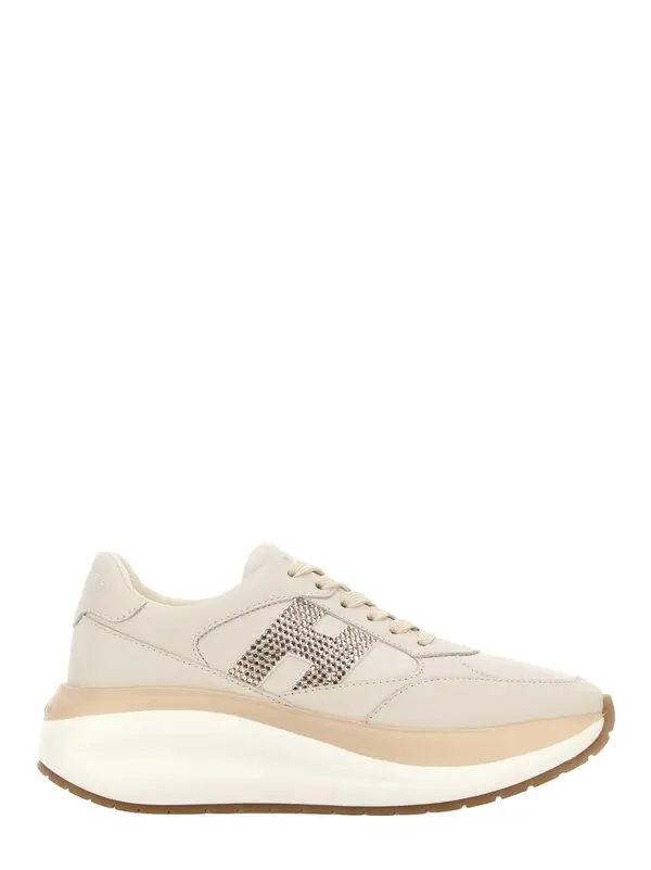 Hogan Leather Maxi Active Sneaker - White