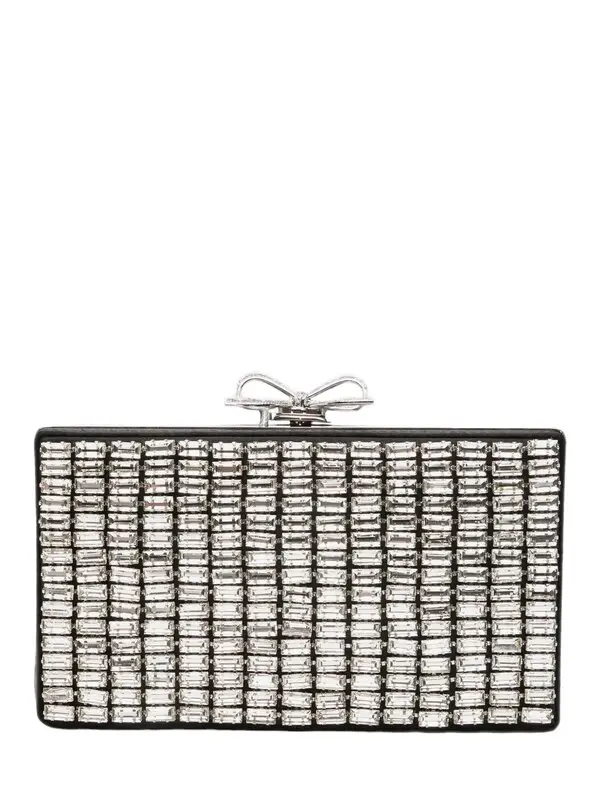SELF-PORTRAIT Crystal Chainmail Mini Top - Argento