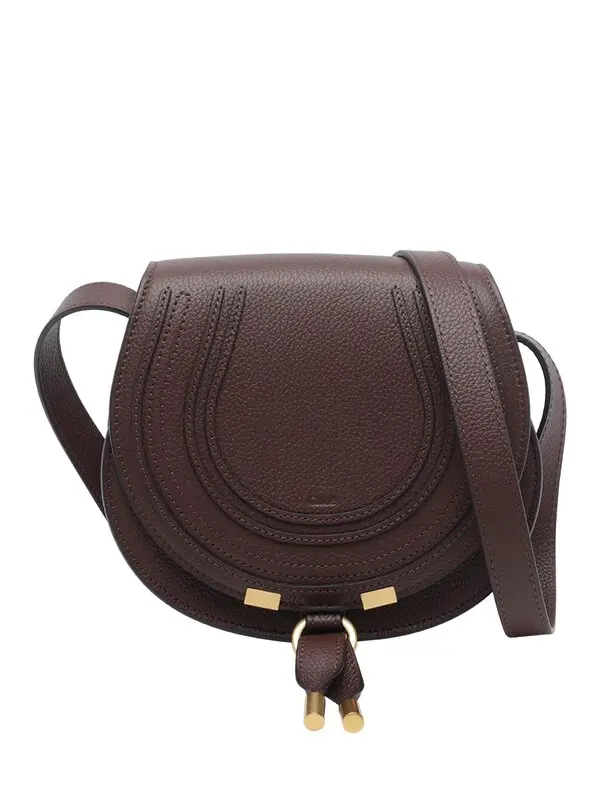 Chloé Leather Cross Body Bag - Marrone
