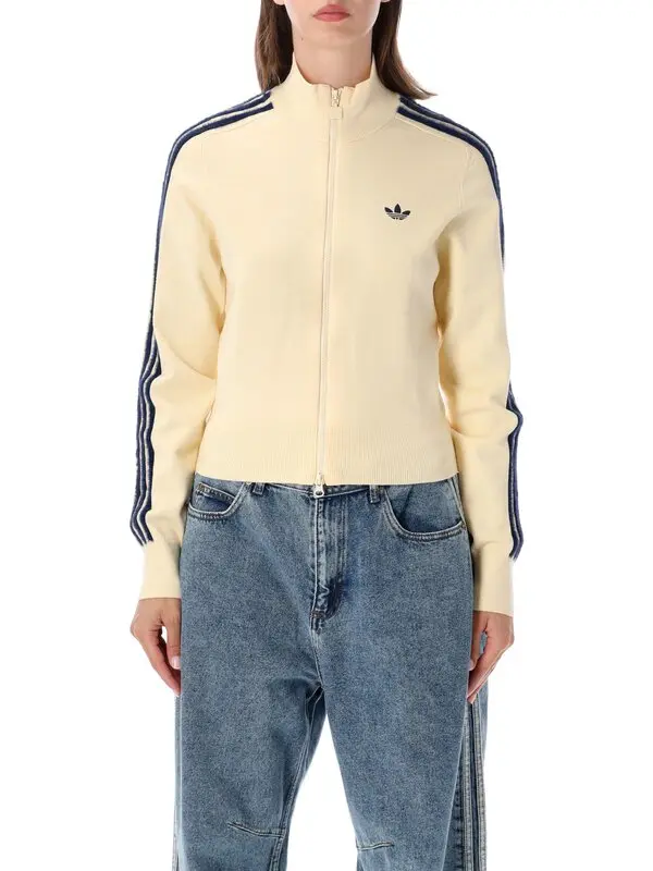 ADIDAS ORIGINALS Firebird Track Top - Cream Blue