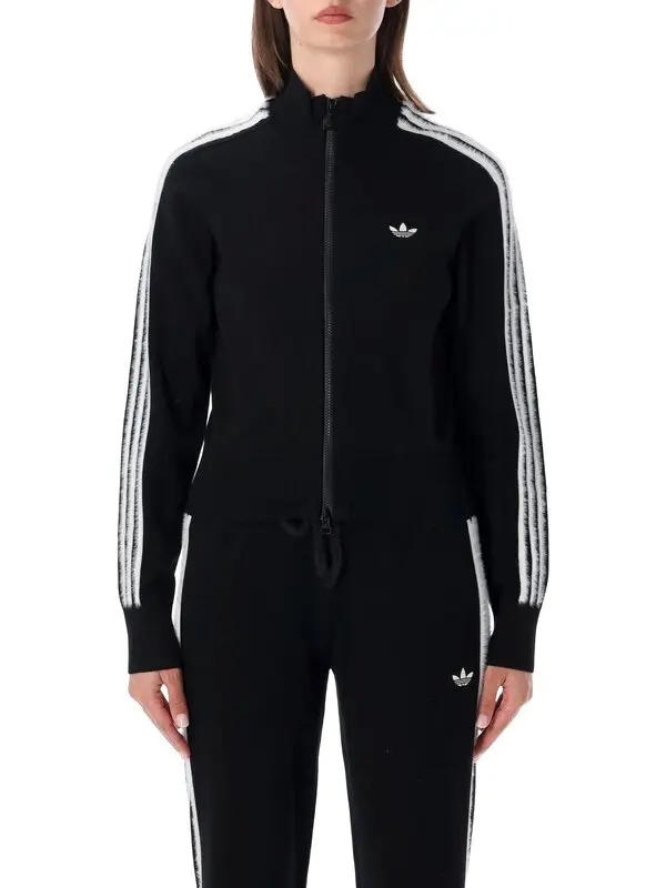 ADIDAS ORIGINALS Firebird Slim-fit Track Top With Ribbed High Neck - Nero
