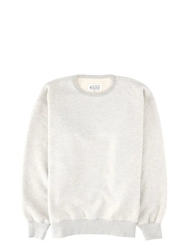 MAISON MARGIELA Cotton Crewneck Sweatshirt - Grey