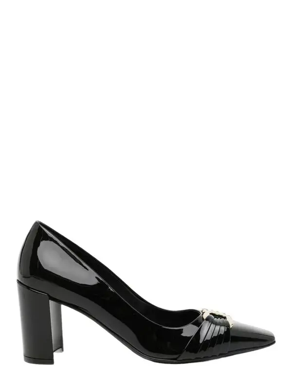 FERRAGAMO 80mm Gancio Pumps - Black