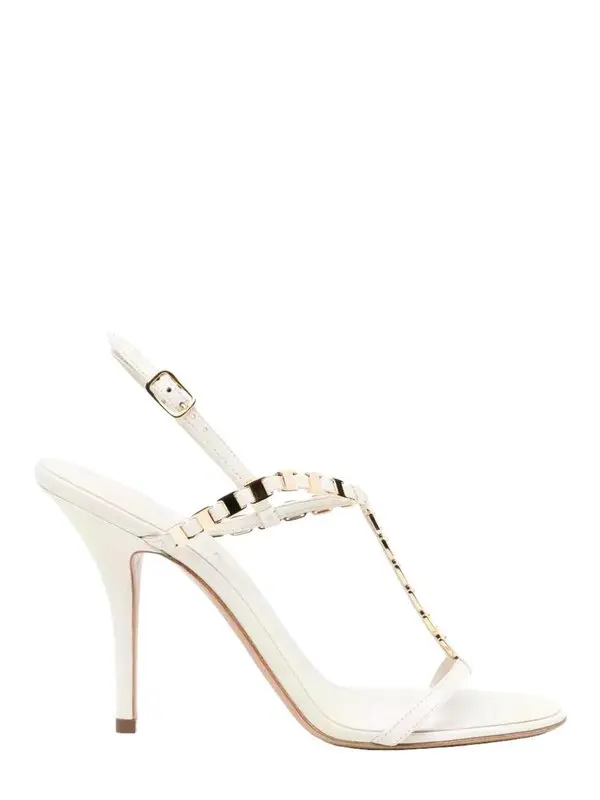 FERRAGAMO 100mm Mini Vara Sandals - Neutrals