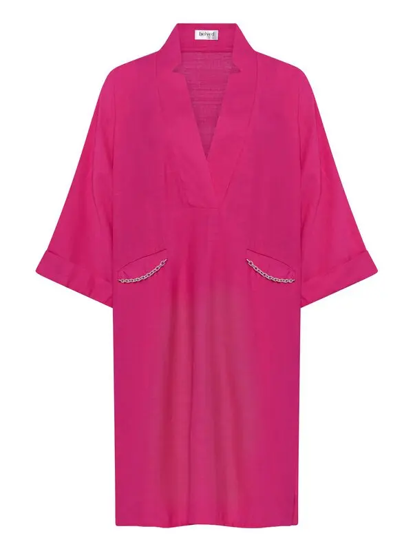 BELYED HANDCRAFT Bonbon Linen Tunic - Pink