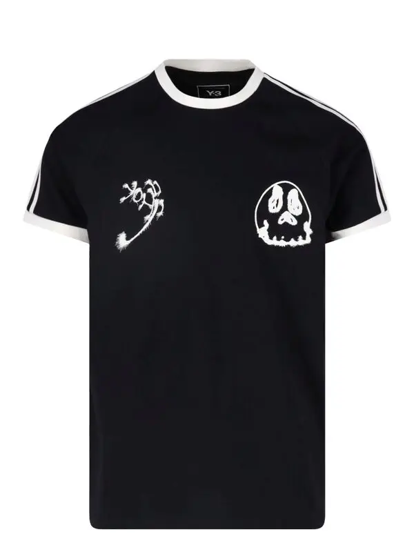 Y3 T-shirt "chito Graphic Cali - Black