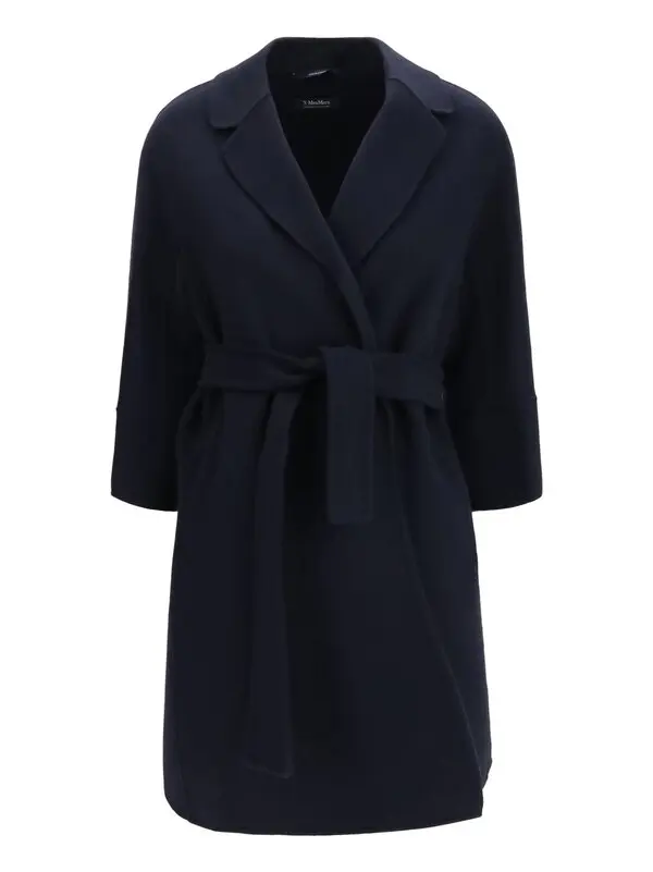 'S MAXMARA S Maxmara Arona Virgin Wool Coat - Blue
