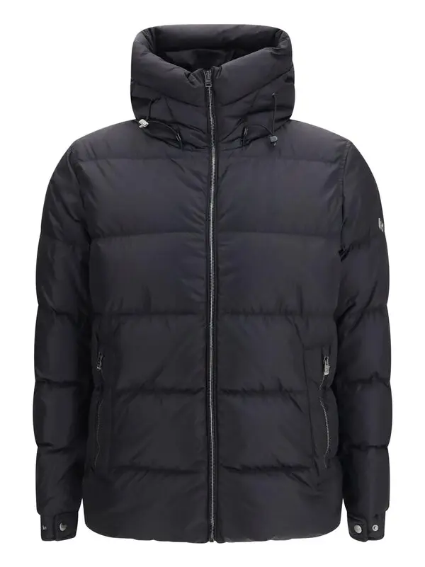 Herno Quilted Hooded Puffer Jacket - Black