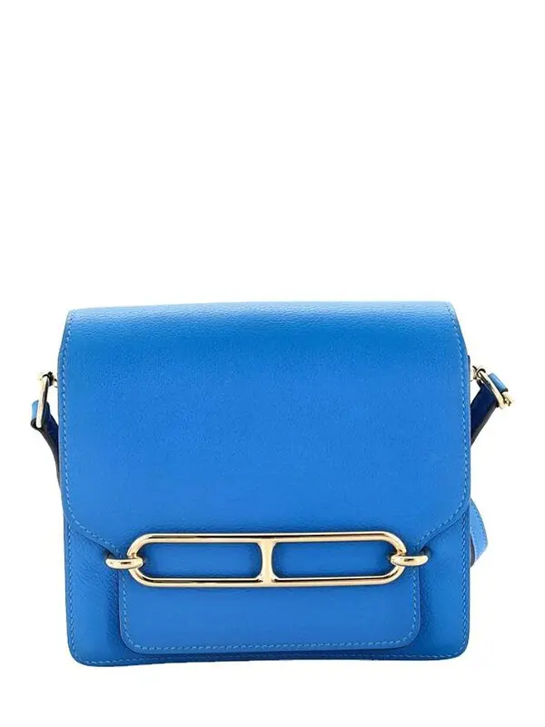 Hermès 18 Roulis Bag Evercolor - Blue