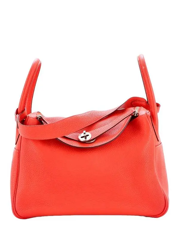 Hermès 30 Lindy Bag Clemence - Red