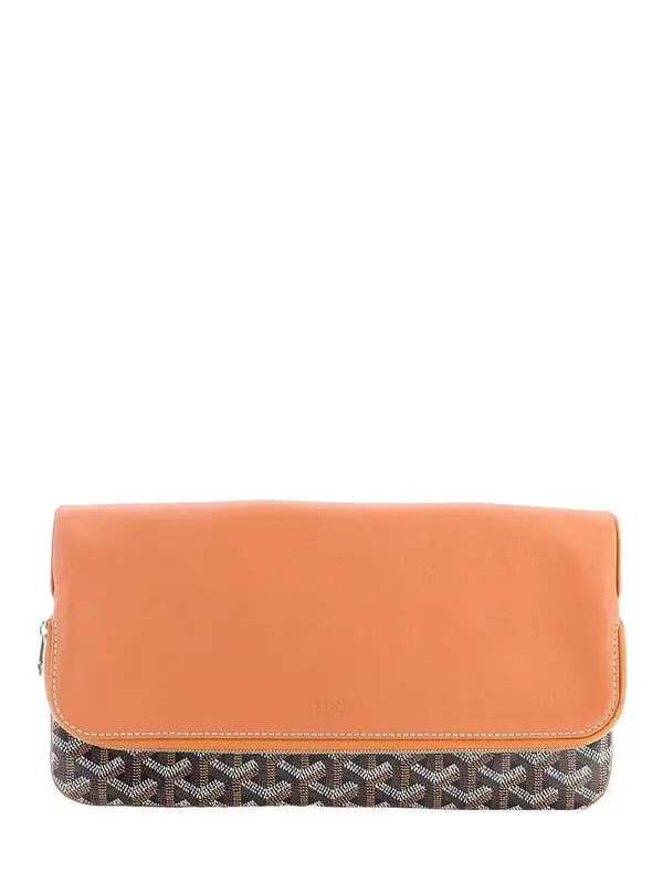 Goyard Saint Marie Clutch Coated Canvas - Brown