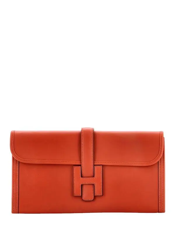Hermès 29 Jige Elan Clutch Swift - Brown