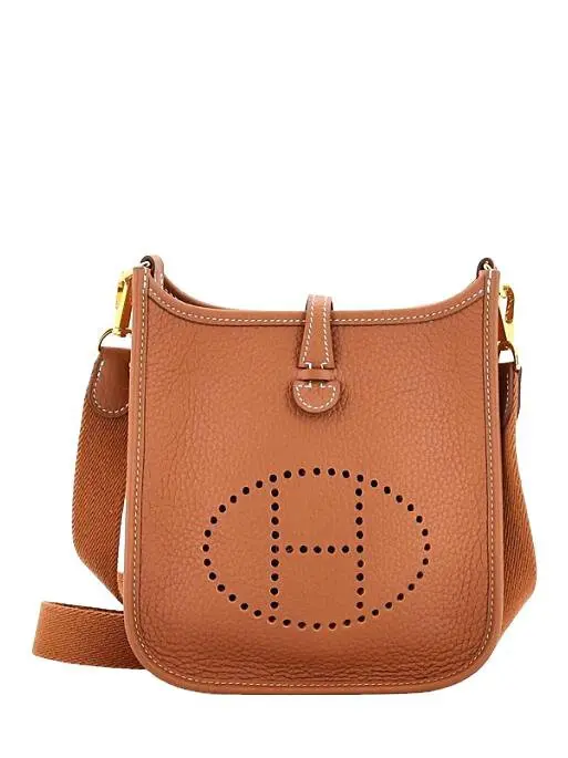 Hermès Tpm Evelyne Bag Gen Iii Clemence - Brown