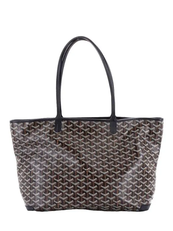 Goyard Mm Artois Tote Coated Canvas - Black