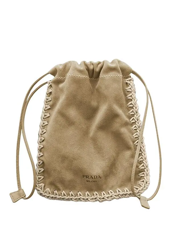 Prada Suede Smartphone Case - Neutral