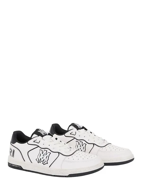 Amiri Newport Leather Sneakers - Ivory
