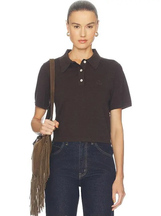 Isabel Marant Étoile Althea Top - Chocolate