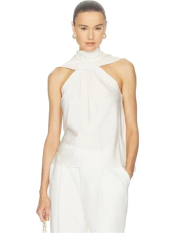 Simkhai Scarlett Cape Top - Ivory
