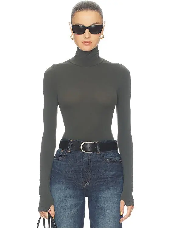 Commando Ballet Turtleneck Bodysuit - Hazel