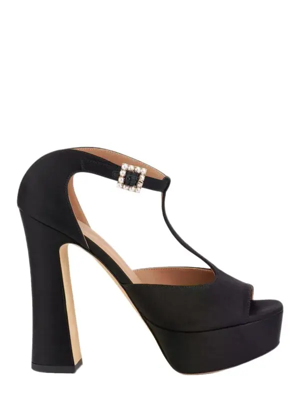 MALONE SOULIERS Nomi Pearl-embellished Platform Sandals - Black