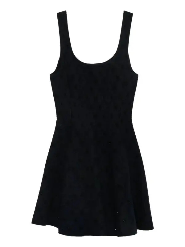 Maje Short Lurex Tweed Dress - Blue