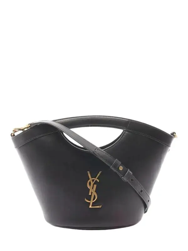 Saint Laurent Mini Seria Two-way Handbag - Black