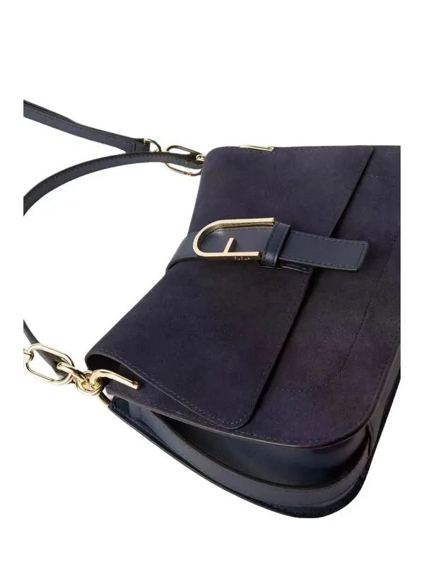 Furla Logo-plaque Top-handle Tote Bag - Blue