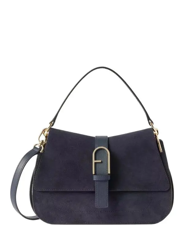 Furla Logo-plaque Top-handle Tote Bag - Blue