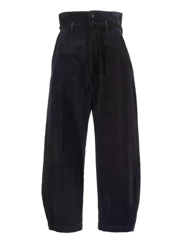 Barena Venezia Corduroy Drawstring-waist Trousers - Blue