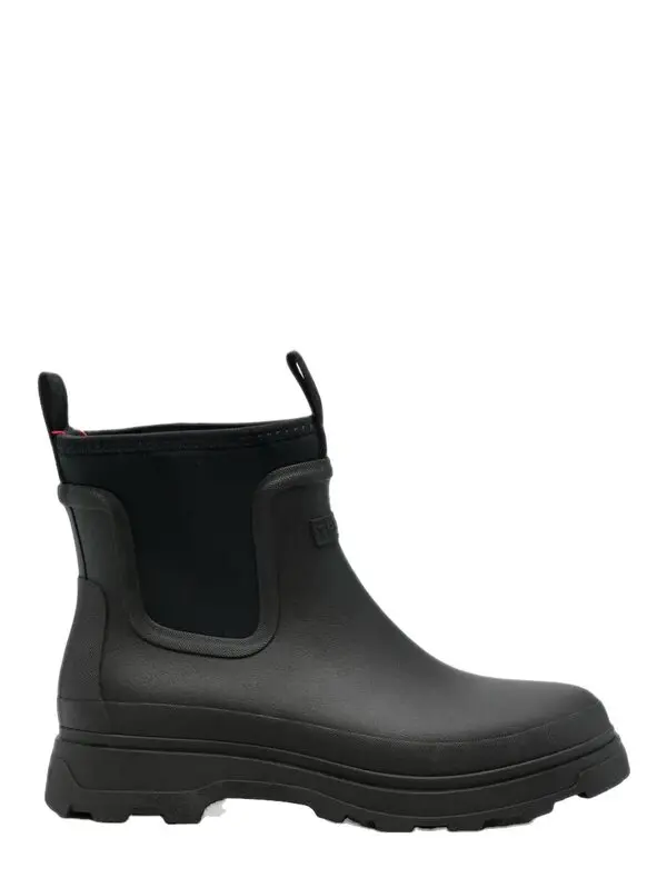 Tretorn Logo-patch Panelled Boots - Black