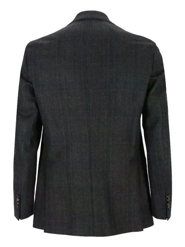 AL DUCA D’AOSTA 1902 Check-pattern Blazer - Grey