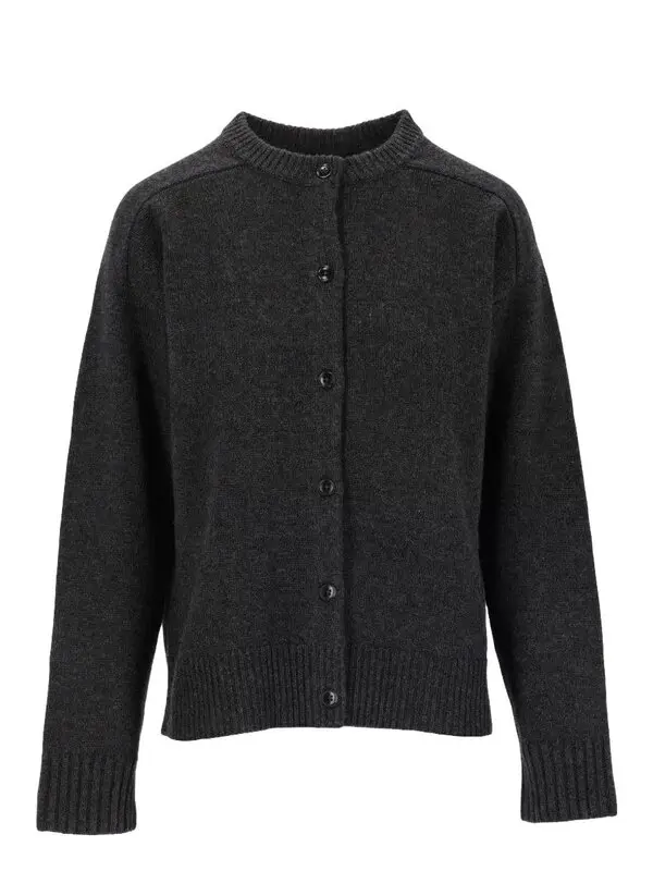 Loulou De Saison Aidar Button-up Knitted Cardigan - Grey