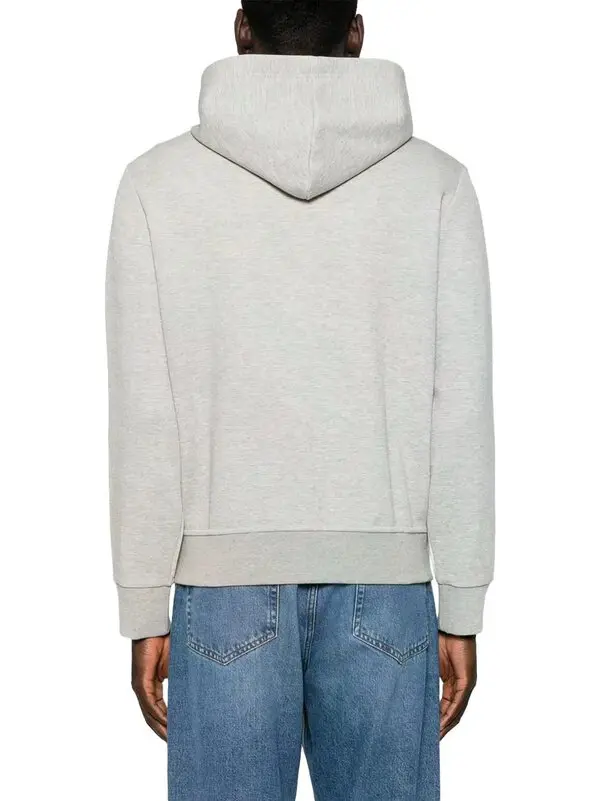 Polo Ralph Lauren Logo-embroidered Zip-up Hoodie - Grey