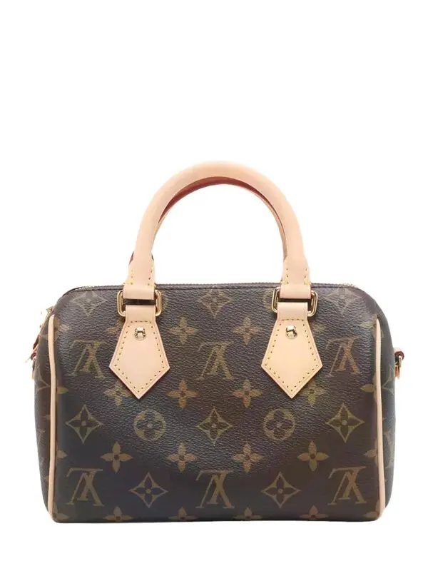 LOUIS VUITTON Monogram Speedy Bandoulière 20 Satchel - Brown