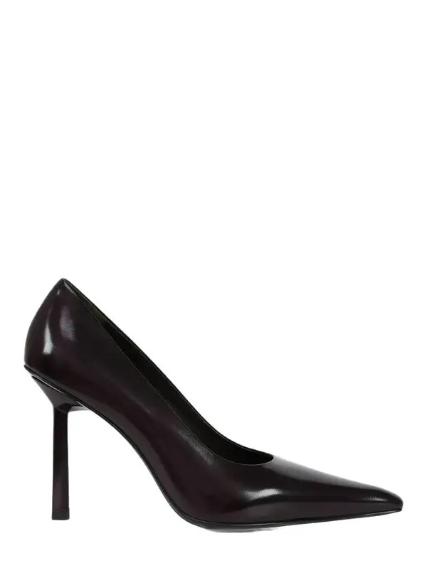 POTAMY Pointed-toe Leather Pumps - Purple