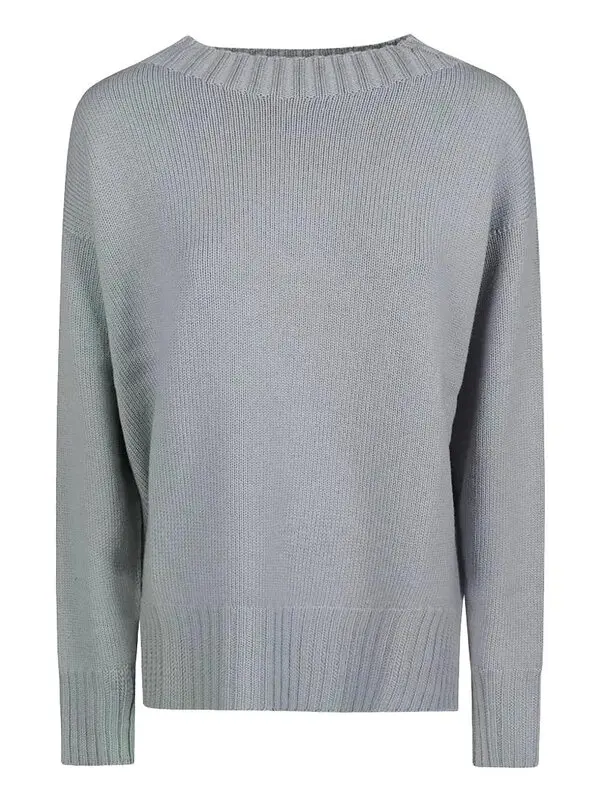 DRUMOHR Ribbed-knit Boat-neck Sweater - Grey