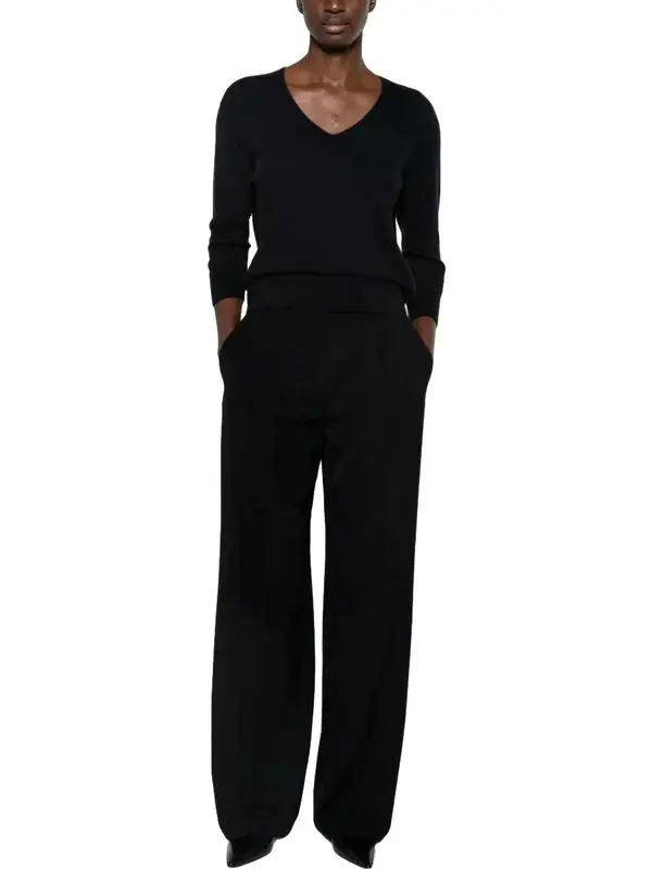 THE ROW Orchidea V-neck Sweater - Blue