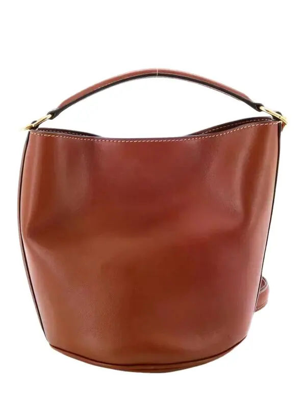 Celine 16 Bag Leather Teen Bucket Bag - Brown
