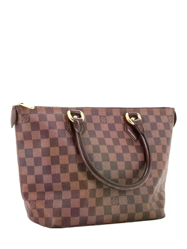 LOUIS VUITTON Saleya Damier Pm Tote Bag - Brown