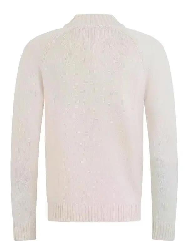 SLOWEAR Mock-neck Raglan-sleeve Sweater - Neutrals